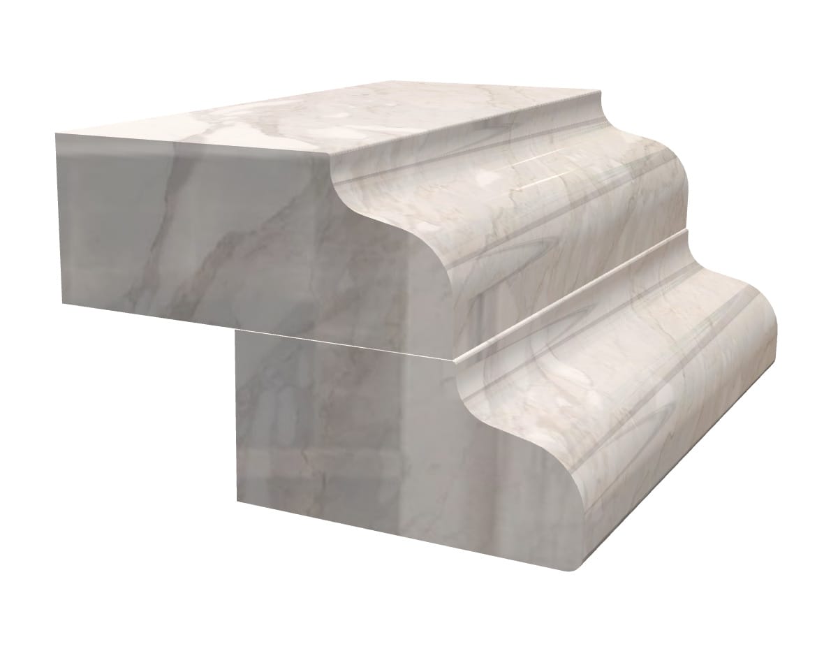 Ogee on Ogee Edge - Precision Stone Design